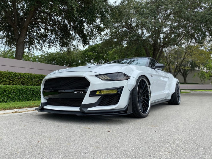 MP Concepts GT500 Style Front Bumper; Unpainted (18-23 Mustang GT, Eco